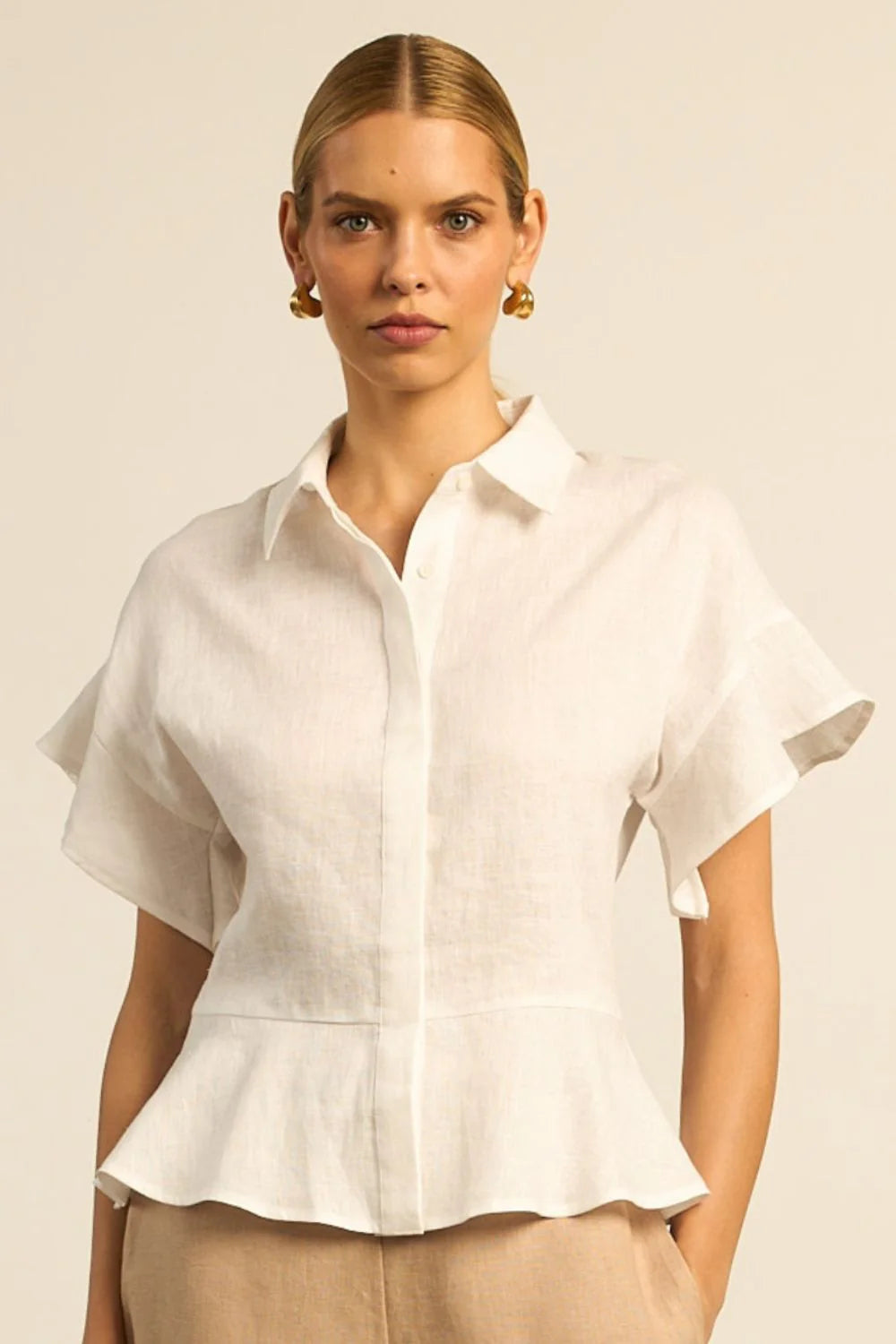 Inlet Top Porcelain – ROAR CLOTHING PTY LIMITED