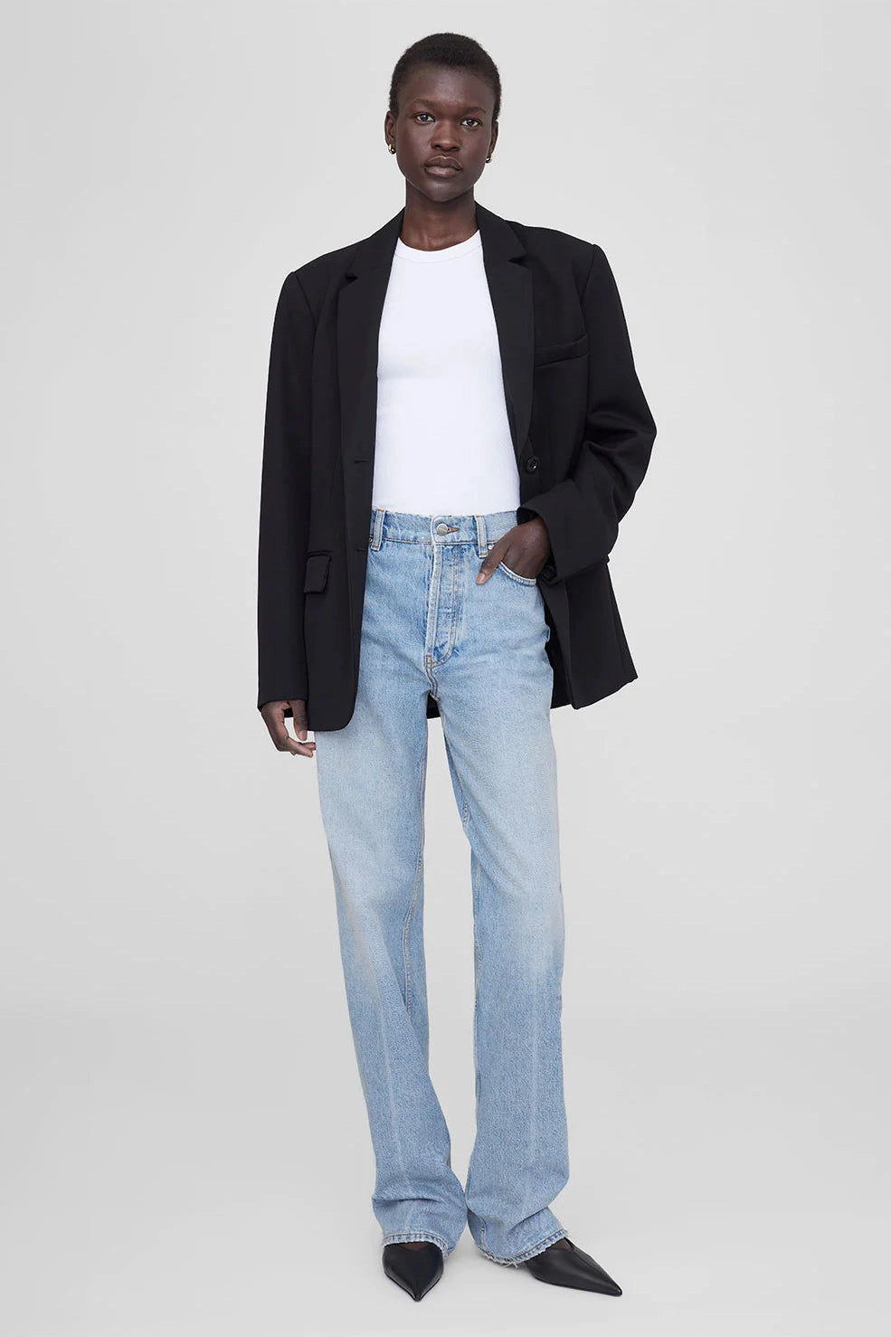 Olsen Jean Bleached Blue – ROAR CLOTHING PTY LIMITED